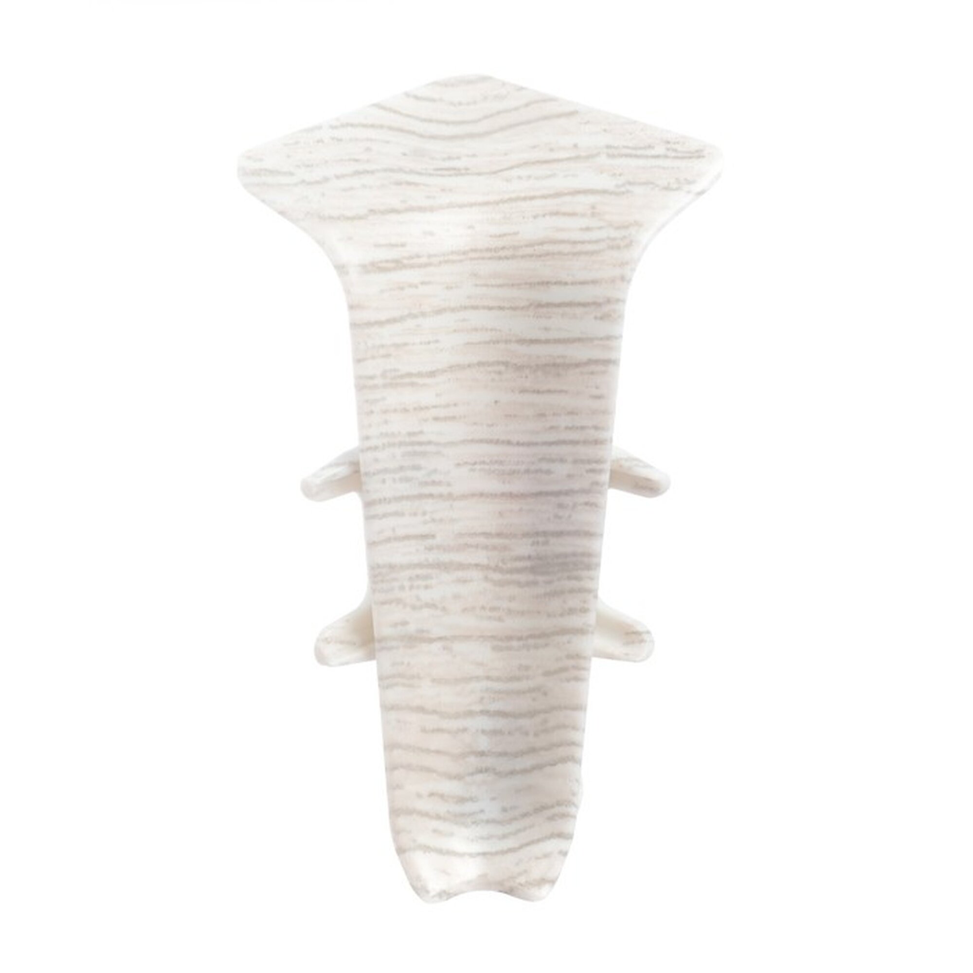 Угол внутренний для плинтуса «Деконика», 55 мм, цвет 253 ясень серый