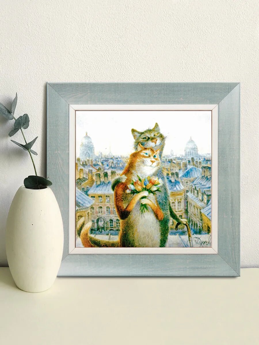 Картина на стену. Питерские коты