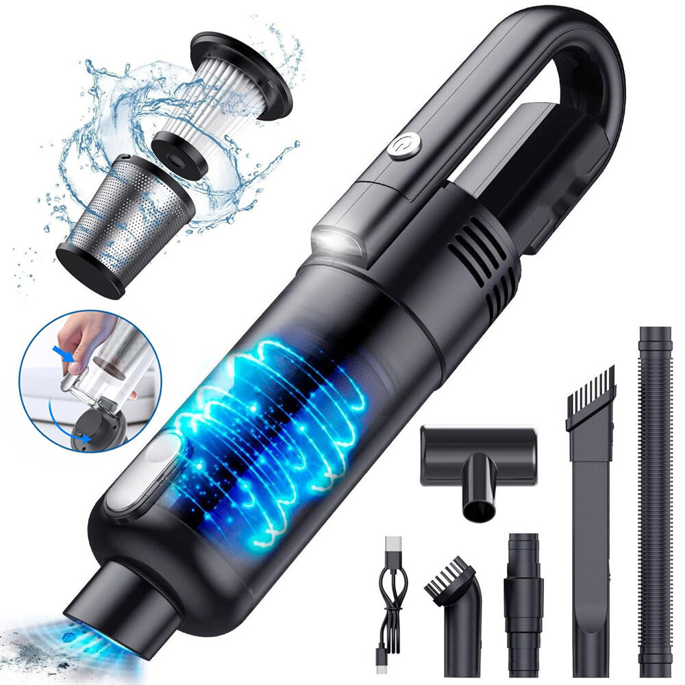 Мощный мини-пылесос, супер всасывание 180 вольт, артефакт двойного назначения для очистки автомобиля и дома