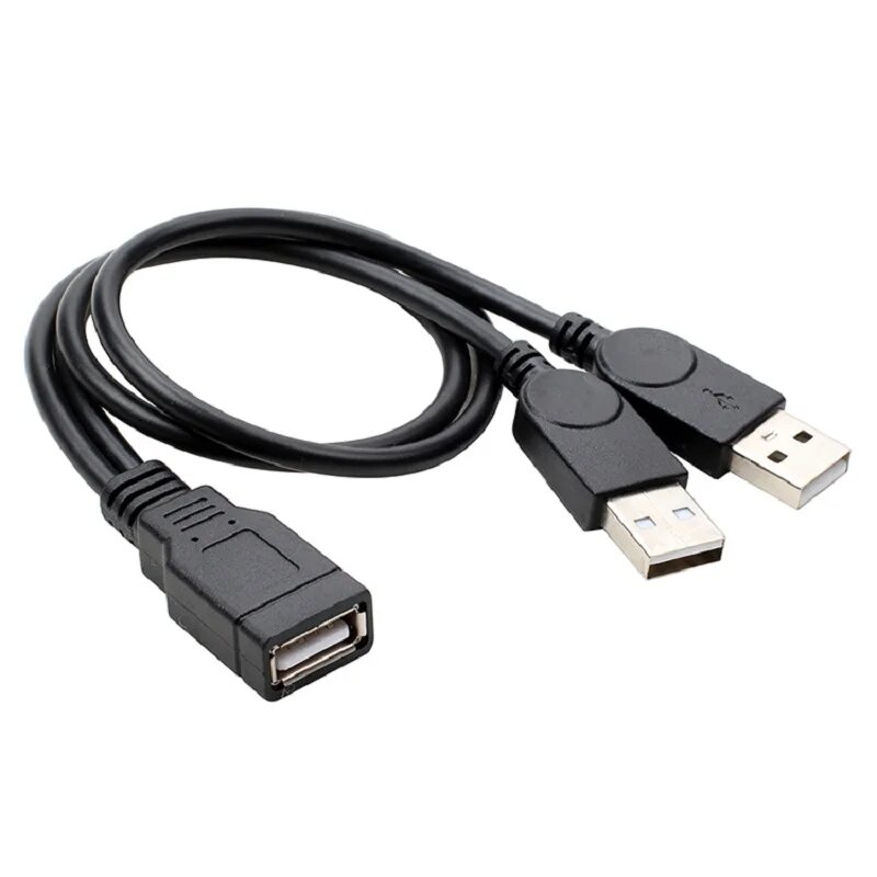 USB 2.0 A мама на два USB папа адаптер кабель-разветвитель USB кабель для зарядки поддерживает передачу данных USB универсальный адаптер