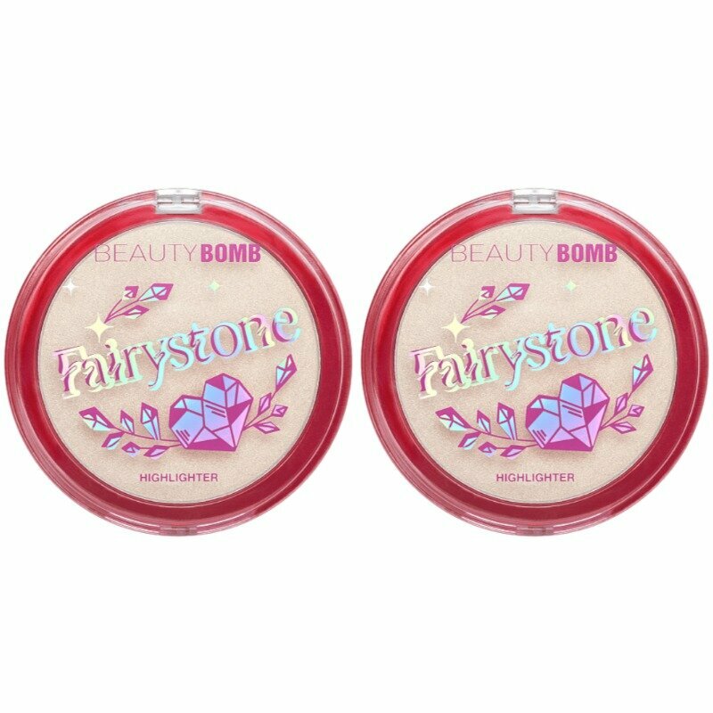Хайлайтер для лица Beauty Bomb, Fairystone т.01, 6 г, 2шт