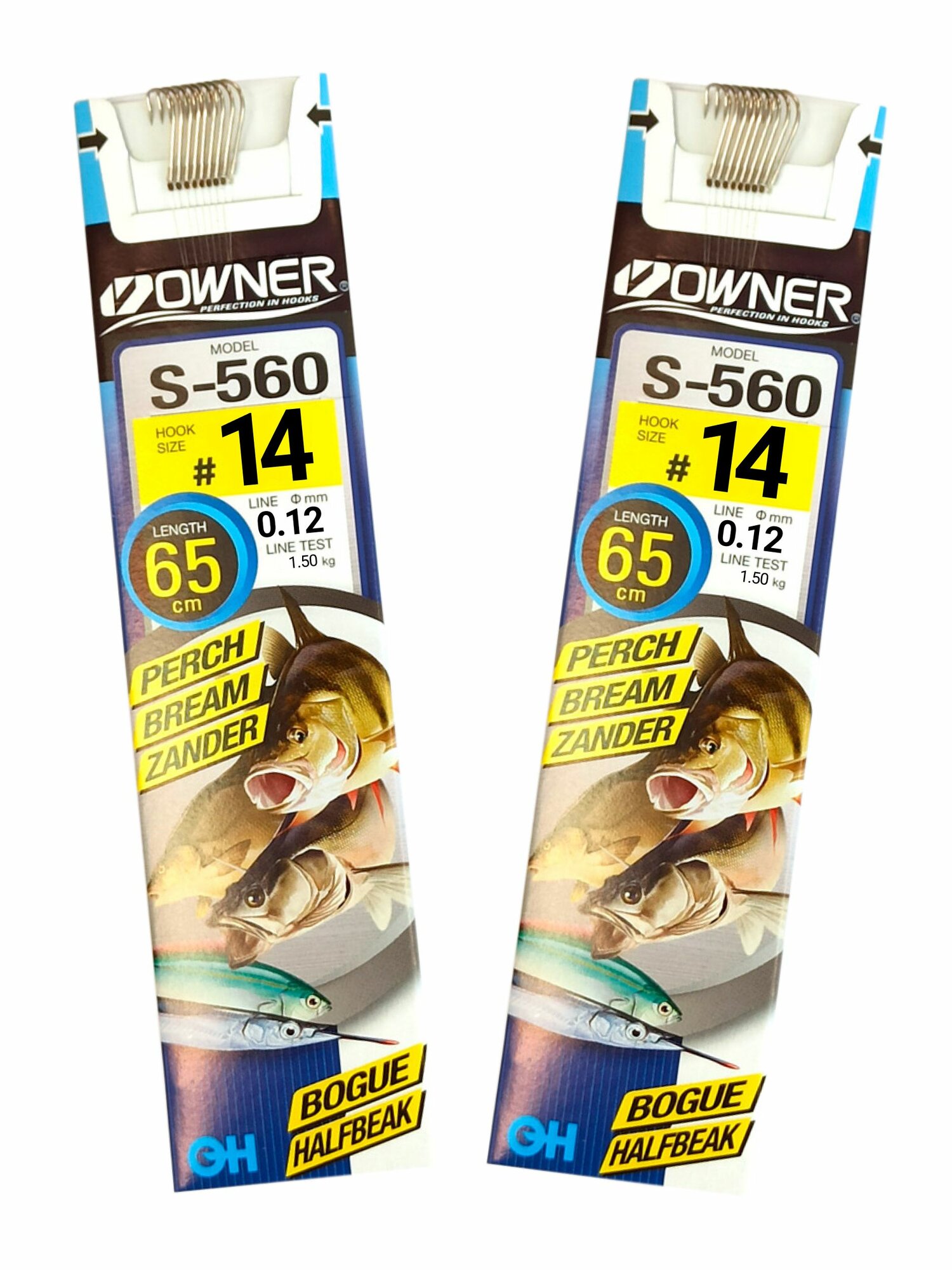 OWNER Поводок готовый S-560 №14 9шт 2 упаковки