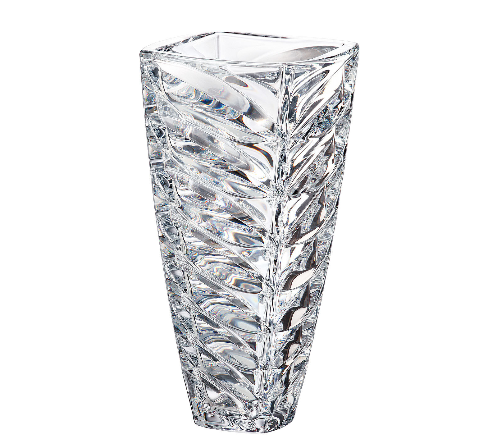 Ваза для цветов "Фасет" 30.5 см, 1 шт. Crystalite Bohemia