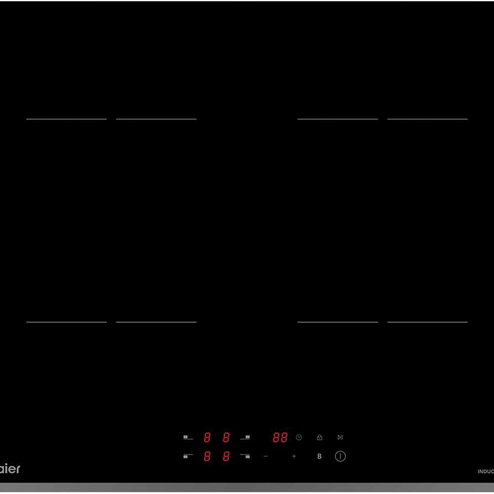 Индукционная варочная панель Haier HHY-Y64PVB 59 см 4 конфорки цвет черный