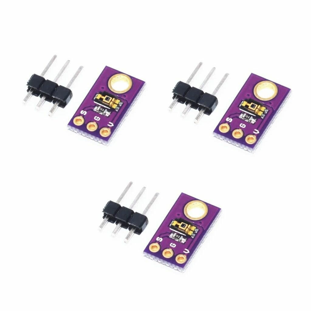 3 комплекта аналогового модуля интенсивности света датчика окружающего освещения TEMT6000