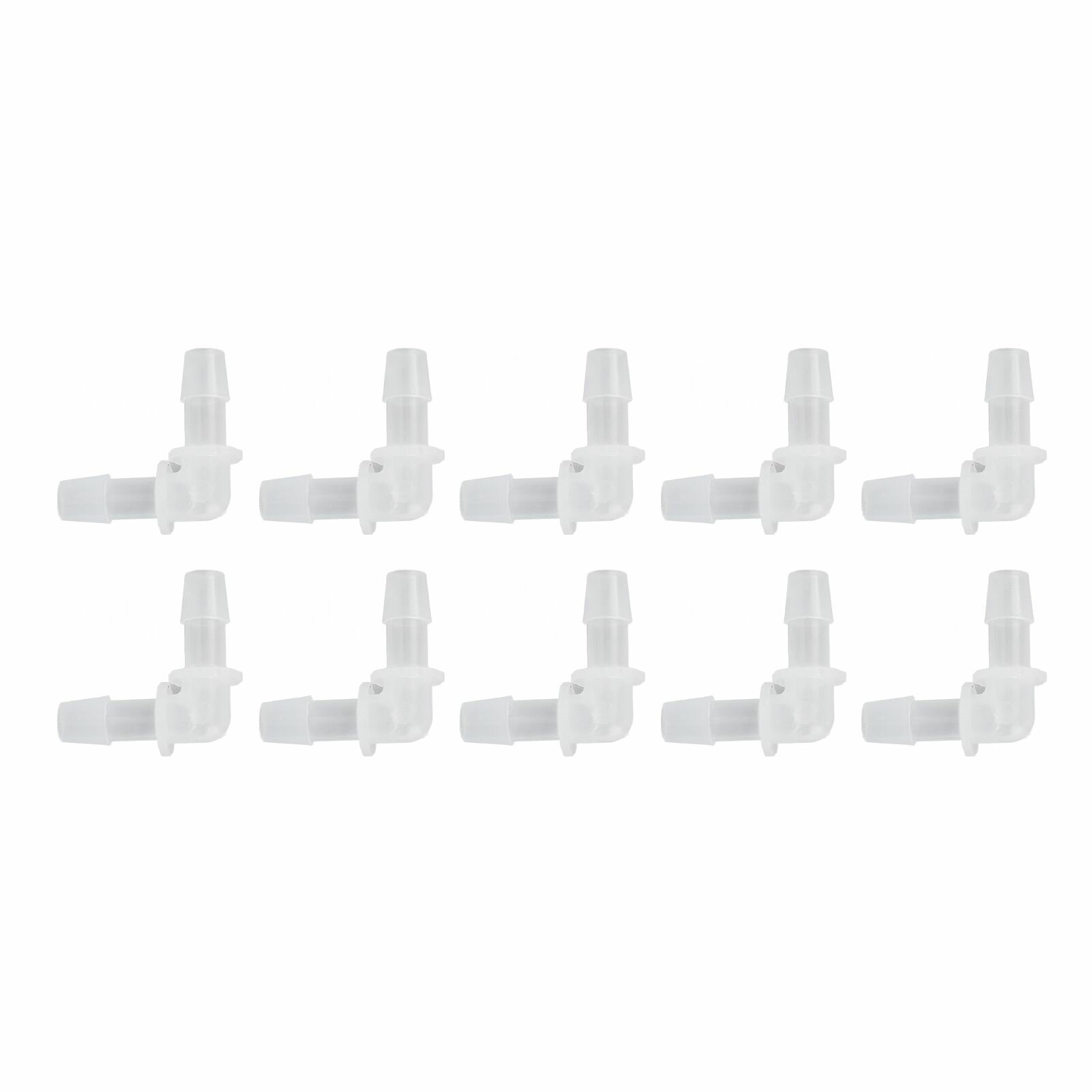 Соединители угловые шланговые 10 шт фитинги для шлангов пневмо