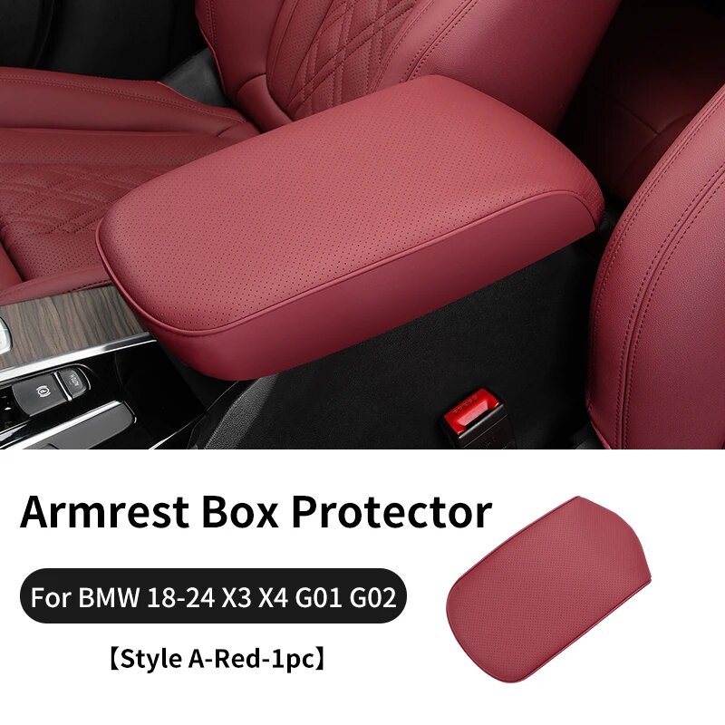 Автомобильный подлокотник, подушка-органайзер, центральная удлиняющая накладка, аксессуары для салона автомобиля для BMW Series 3 G20 G22 G23 G26 X3X4 G01 G02 G01 G02 Red