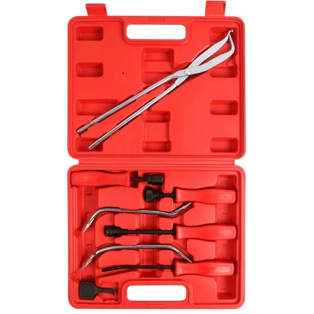 Набор инструментов для тормозного барабана из 8 предметов с плоскогубцами сжатия пружин и регулировочной ложкой
