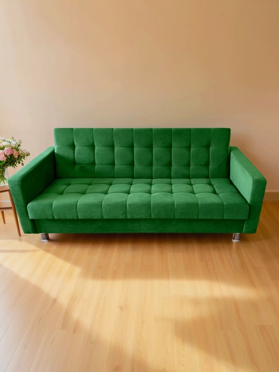 Диван прямой Стильные кресла Ромео 215 x 85 x 93 см