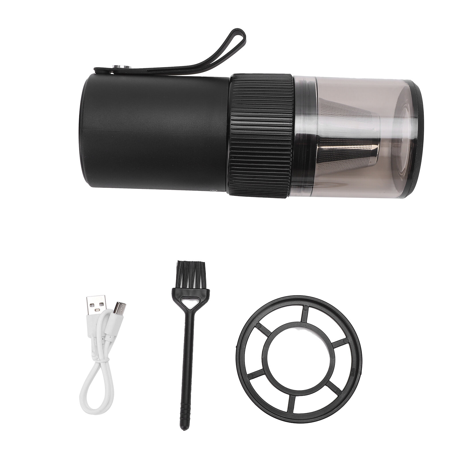 Портативная электрическая кофемолка, USB, автоматическая остановка