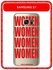 Чехол на Samsung Galaxy S7 / Самсунг Галакси С 7 с принтом "WOMEN", прозрачный