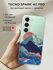 Чехол на Tecno Spark 40 Pro / Текно Спарк 40 Про с принтом "Закат в снежных гора...