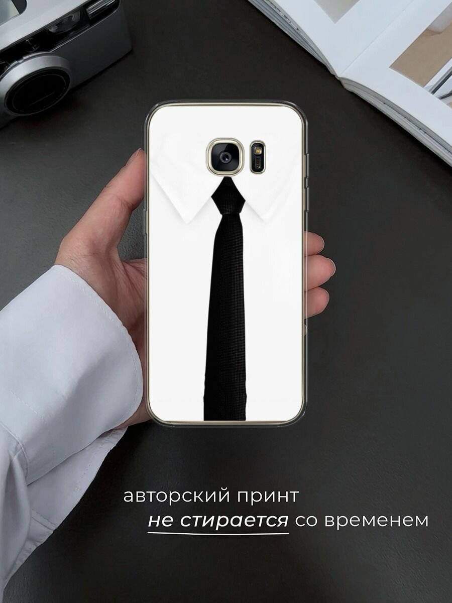 Чехол на Samsung Galaxy S7 / Самсунг Галакси С 7 с принтом "Галстук" — фото 1