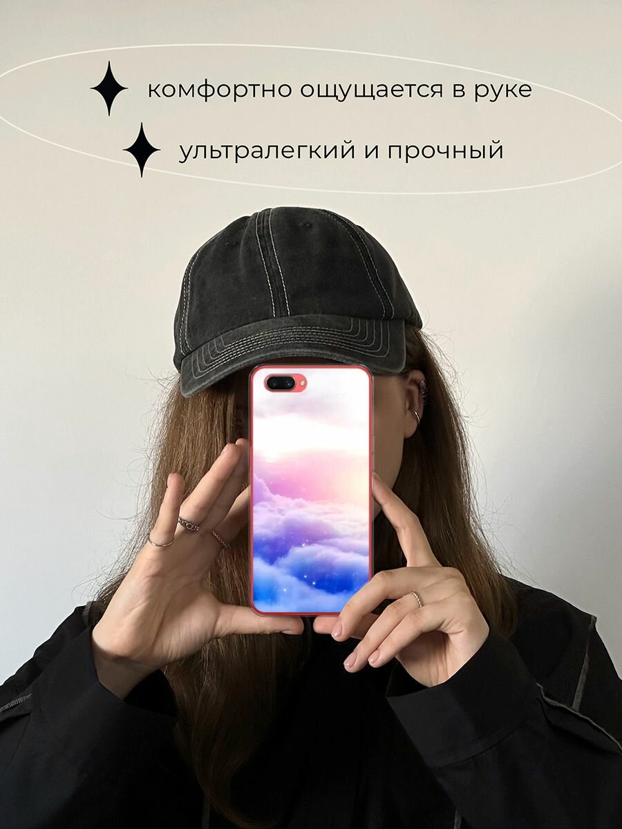 Силиконовый чехол на Oppo A3s / Oppo A3s с принтом "Небеса" — фото 1
