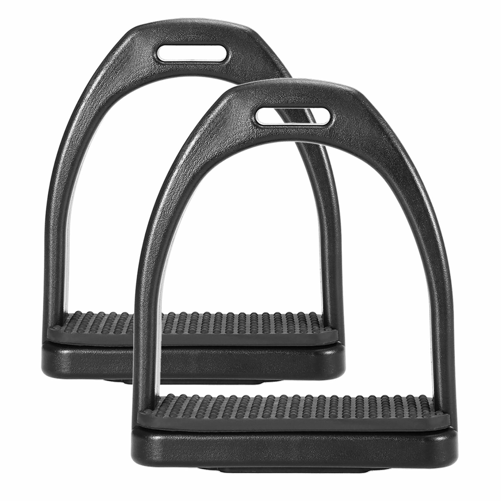 2 шт. лёгких пластиковых стремян для верховой езды, противоскользящие педали для седла лошади, прочное защитное снаряжение для конного спорта