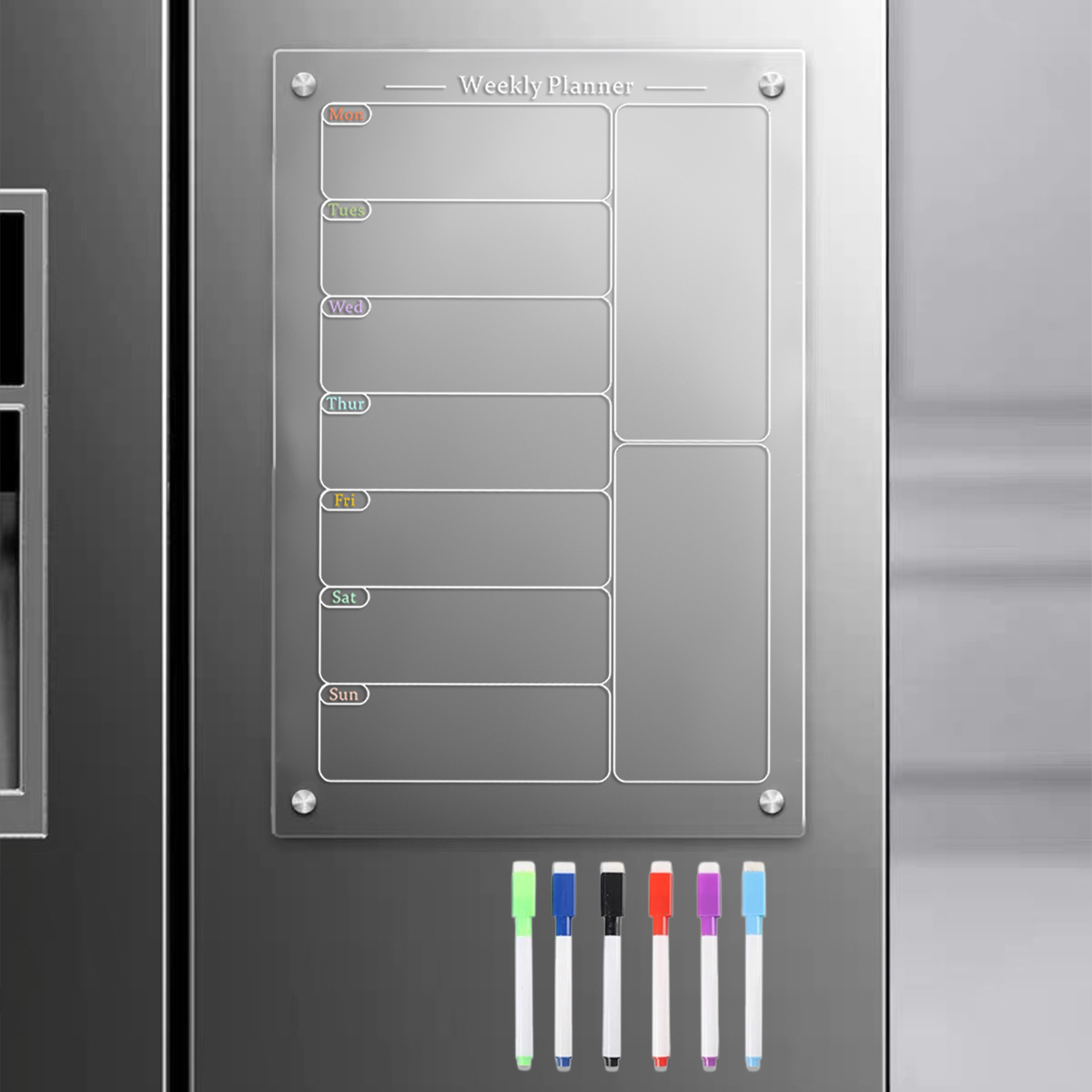 Акриловая доска-меню MOOIKA, для кухни, с магнитами, 20 см x 30 см