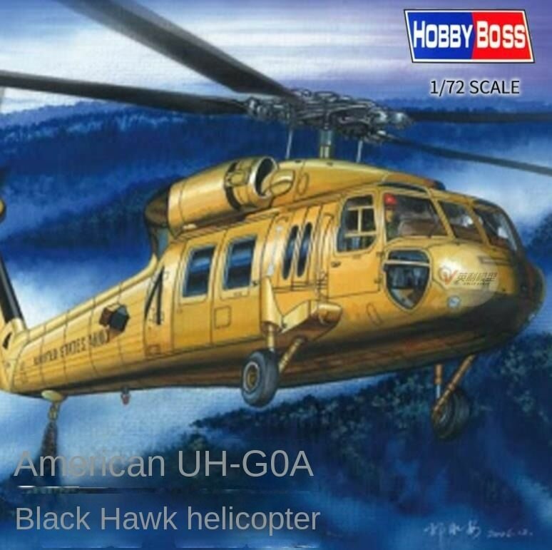 HOBBY BOSS UH-60A 87216 1/72 Черный ястреб Black Hawk пластиковая сборная модель самолета