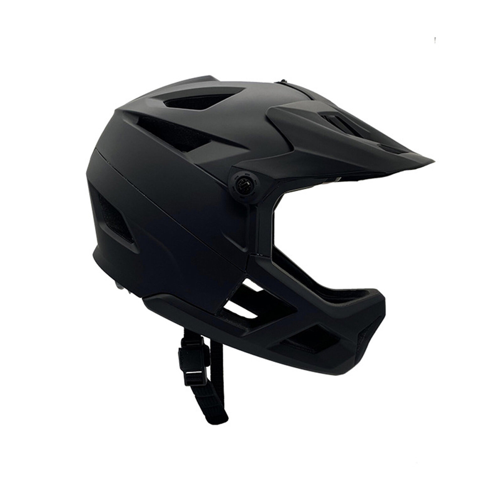 Полнолицевой Шлем для Горного Велосипеда для Мужчин И Женщин, Шлем Для Шоссейного Велосипеда, Легкий Регулируемый Козырек и Порт Для Очков 55-59 см, Ударопрочный Велосипедный Шлем