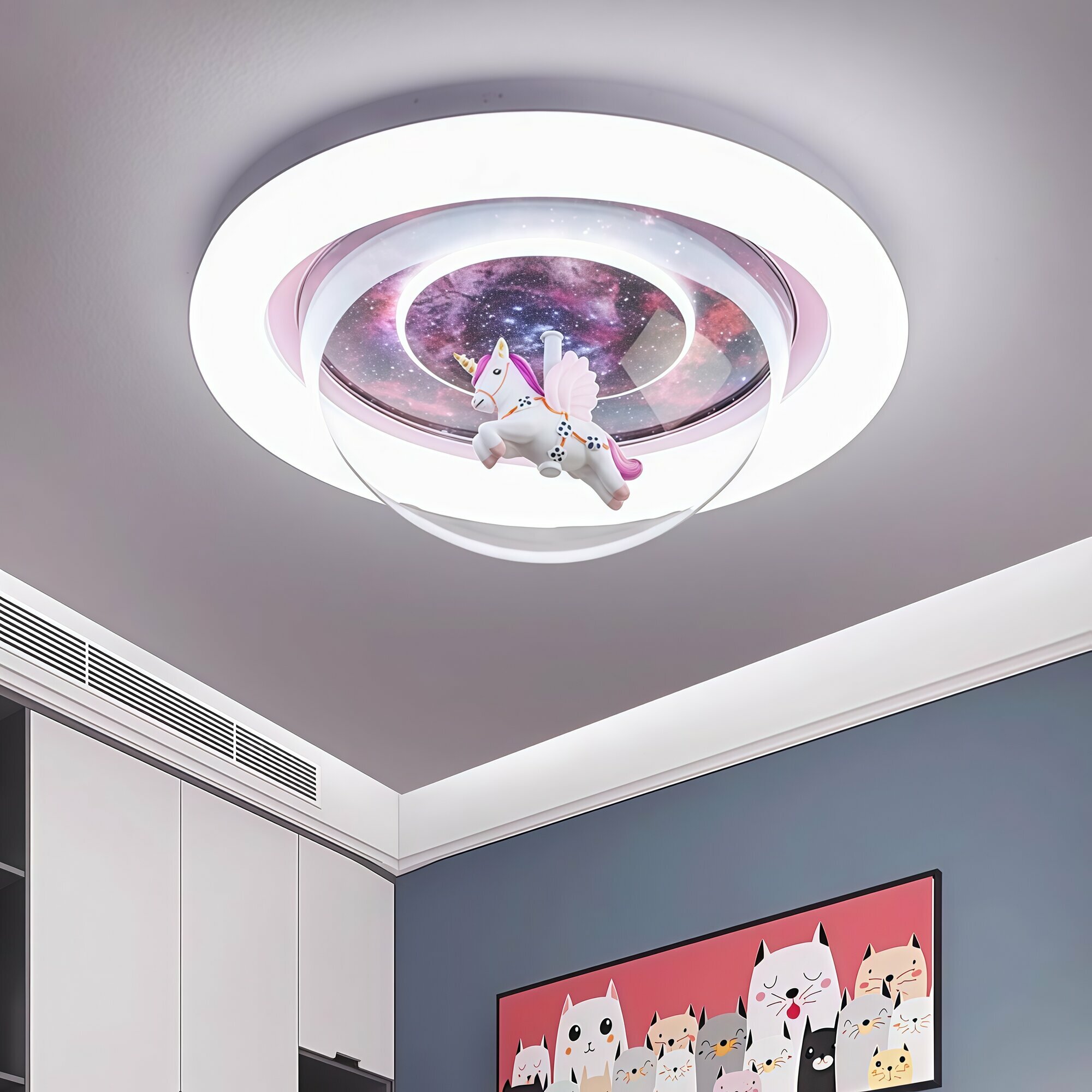 Потолочный светильник для детской спальни Люстра потолочная 72Вт