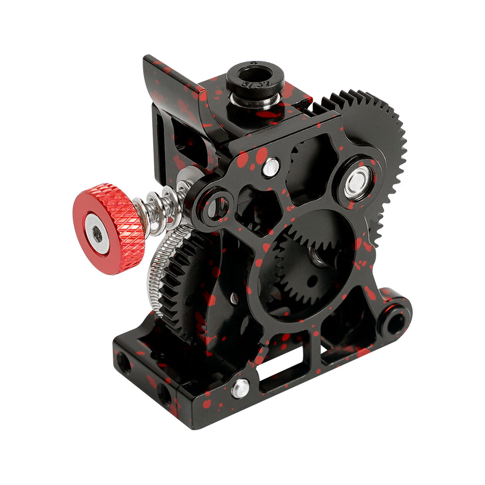 Улучшенный экструдер HGX с геликулярными зубьями, полностью металлический, для 1.75 мм филаментов PLA/ABS/PETG/TPU/PP/PC/нейлон/PEEK/PEI, совместим с CR-10/CR-10S/Ender-3/Ender-3-V2