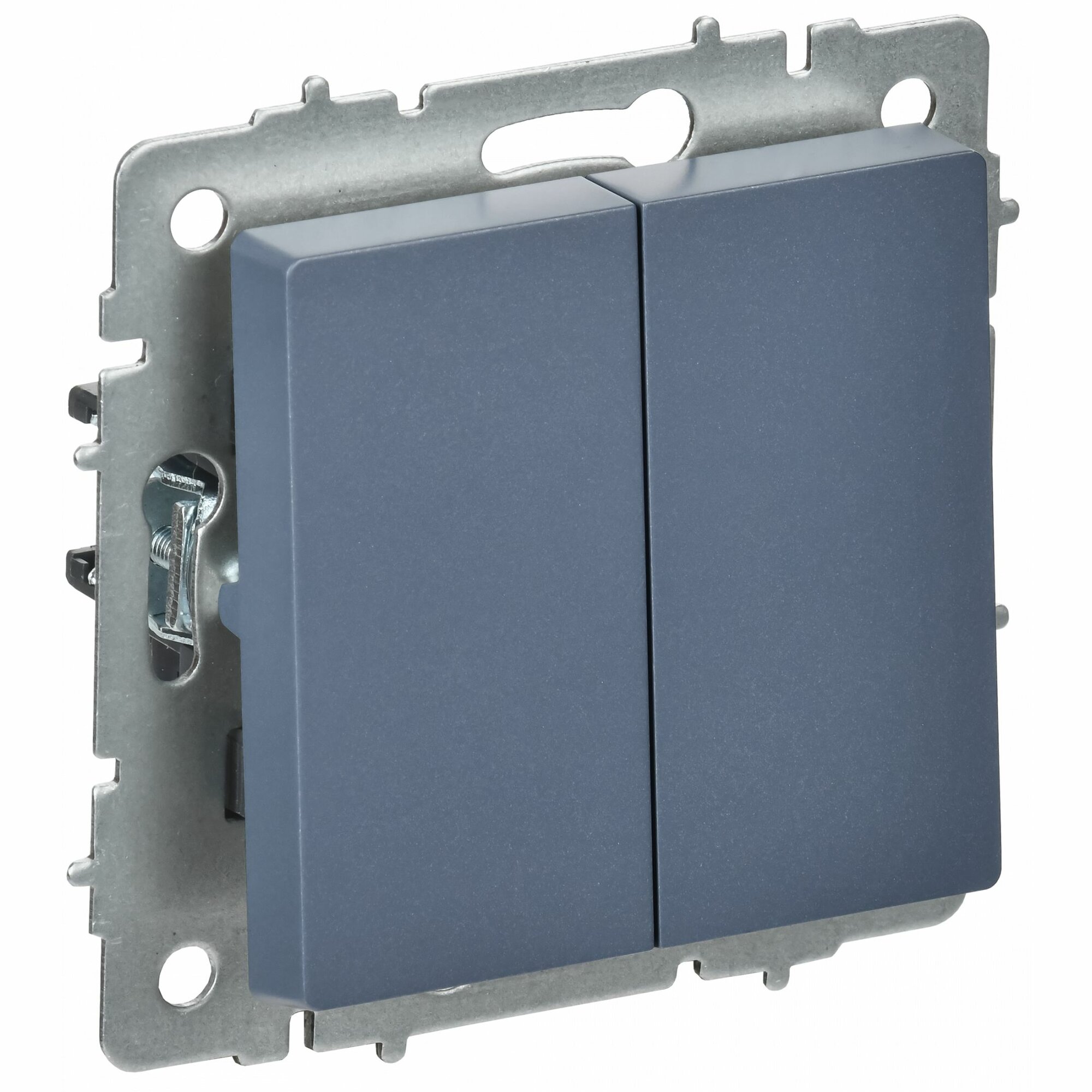 BRITE Выключатель 2-клавишный перекрестный 10А, IEK BR-V23-0-10-K35