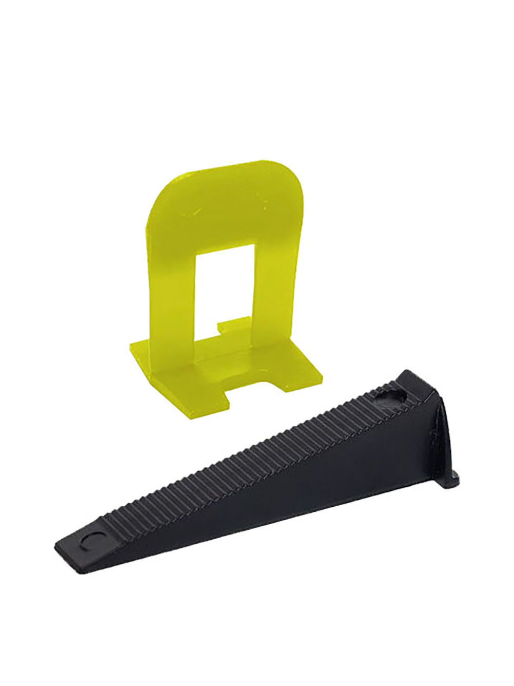 Система выравнивания плитки Profi mini 0,7 мм комплект: зажим ворота, клин (100 шт.)