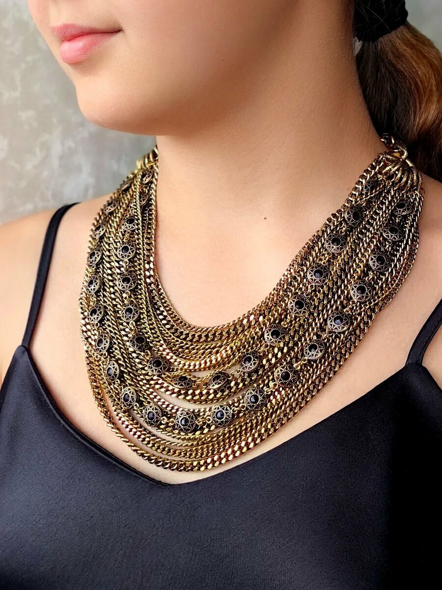 Колье, кристалл