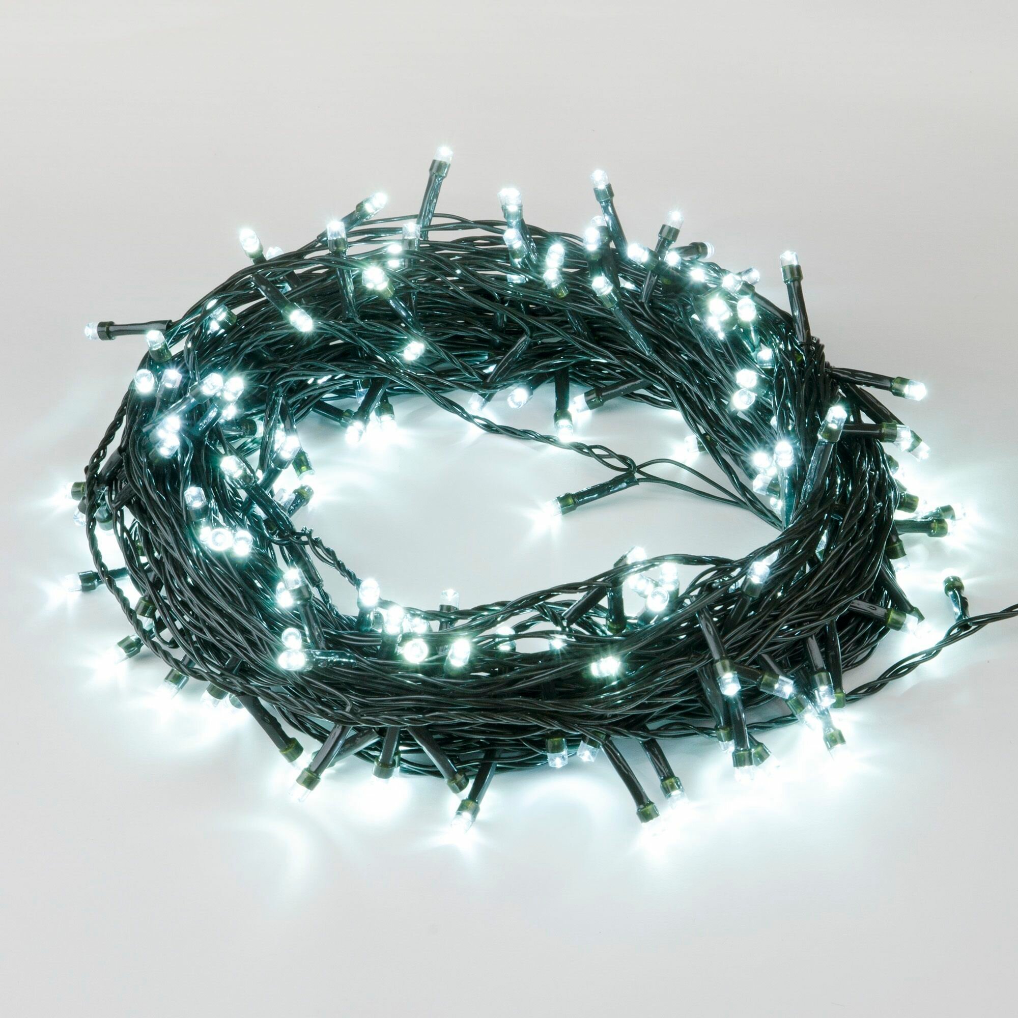 Гирлянда свд нить 20,0м IP20 (UNIEL) /200LED зеленый арт. ULD-S2000-200-DGA WHITE/