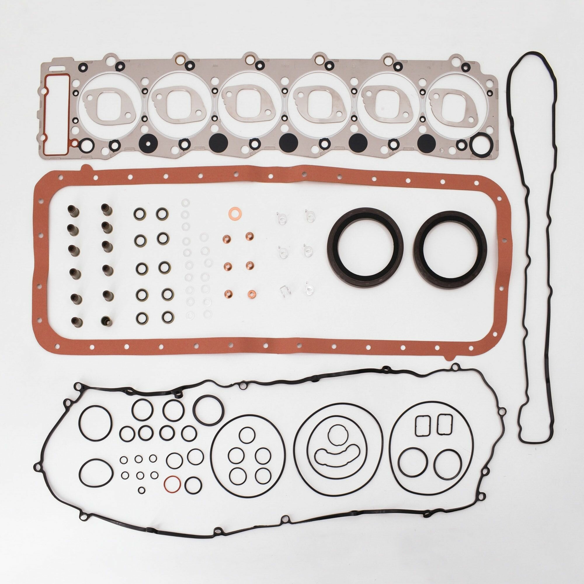 Ремкомплект двигателя ISUZU FORWARD 6HH1, QUNZE (металлическая 8-94393-346-1)