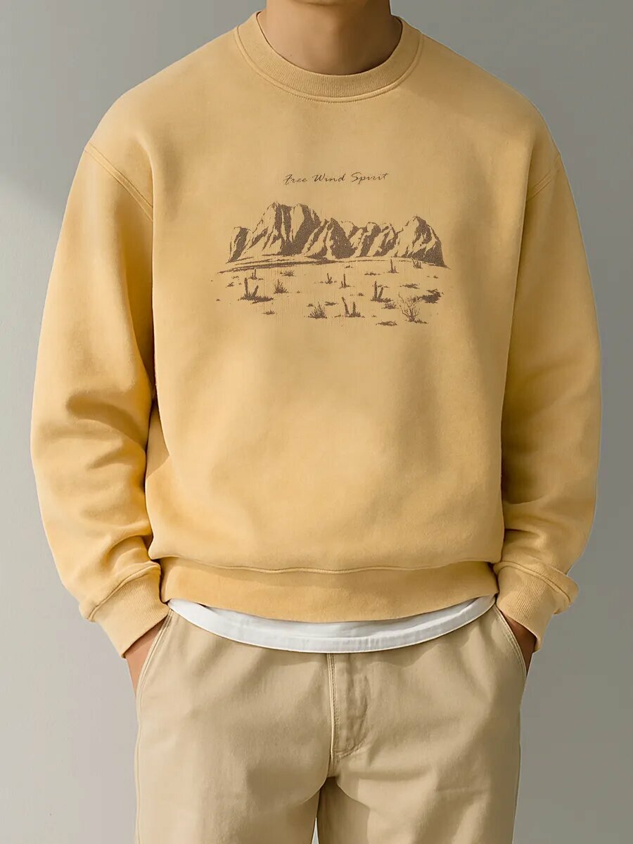 Свитшот с начесом