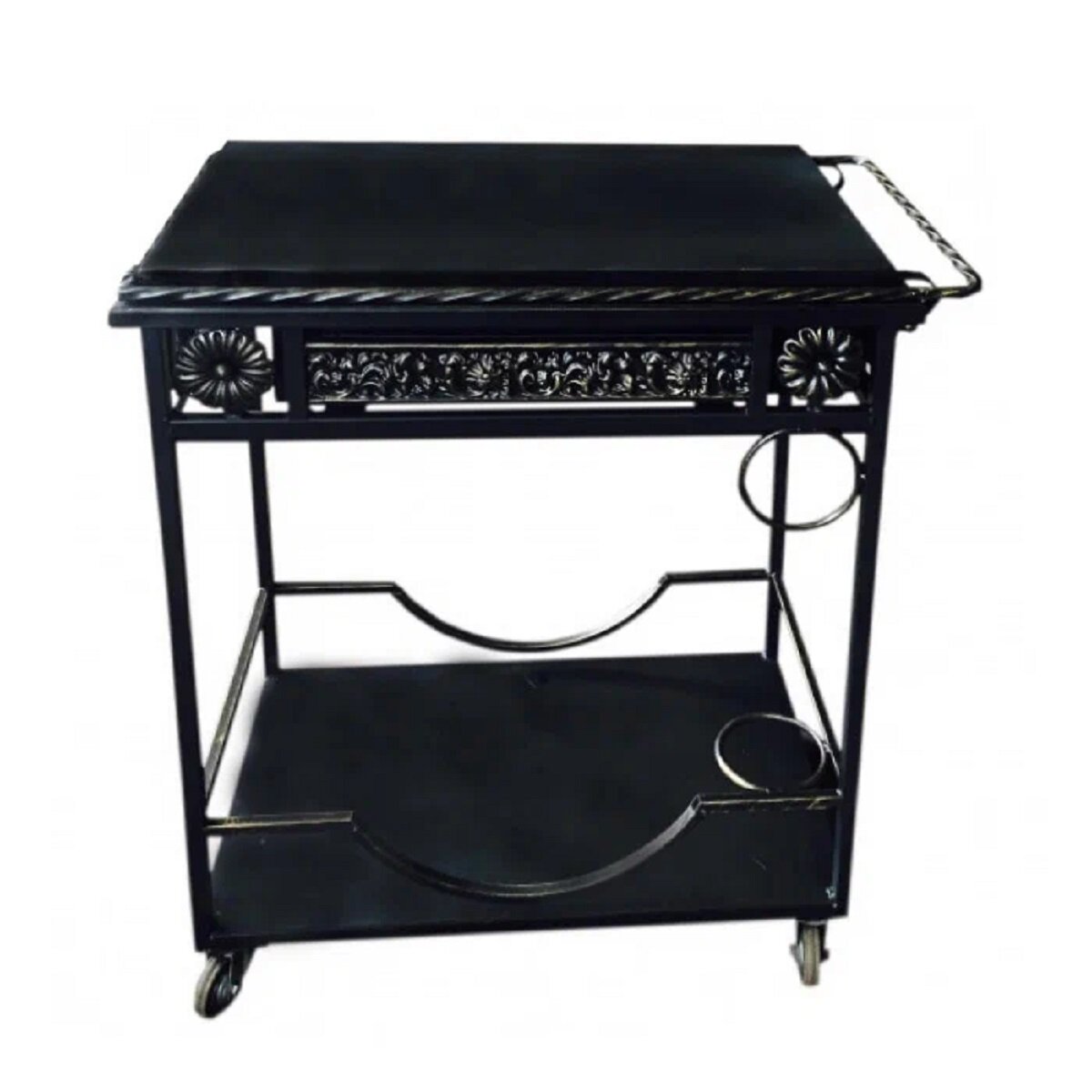 Мангал Принцесса, передвижной, с колесами, черный, 74 * 49 * 82 см