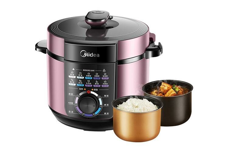 Электрическая скороварка Midea, 6 литров, цвет: double gall