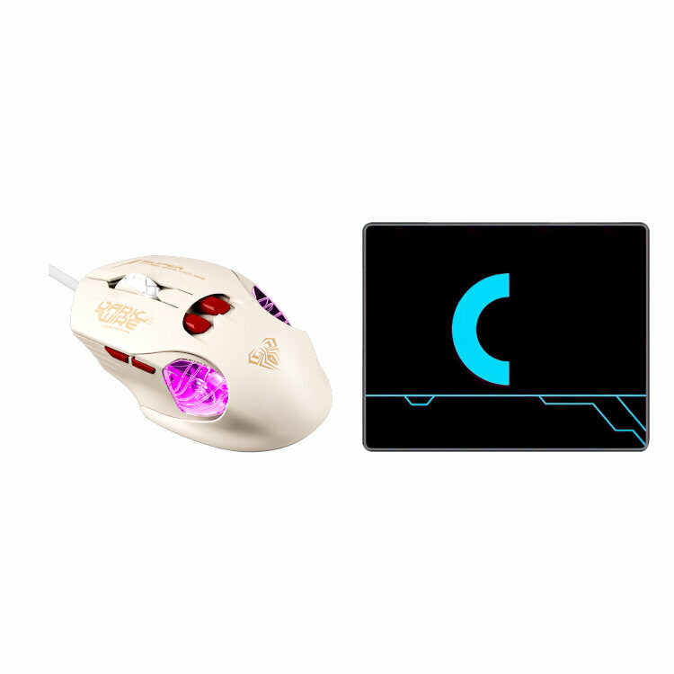 Мышь AULA 1326271075, multicolor, оптическая, с высокой чувствительностью, для игр, эргономичный дизайн