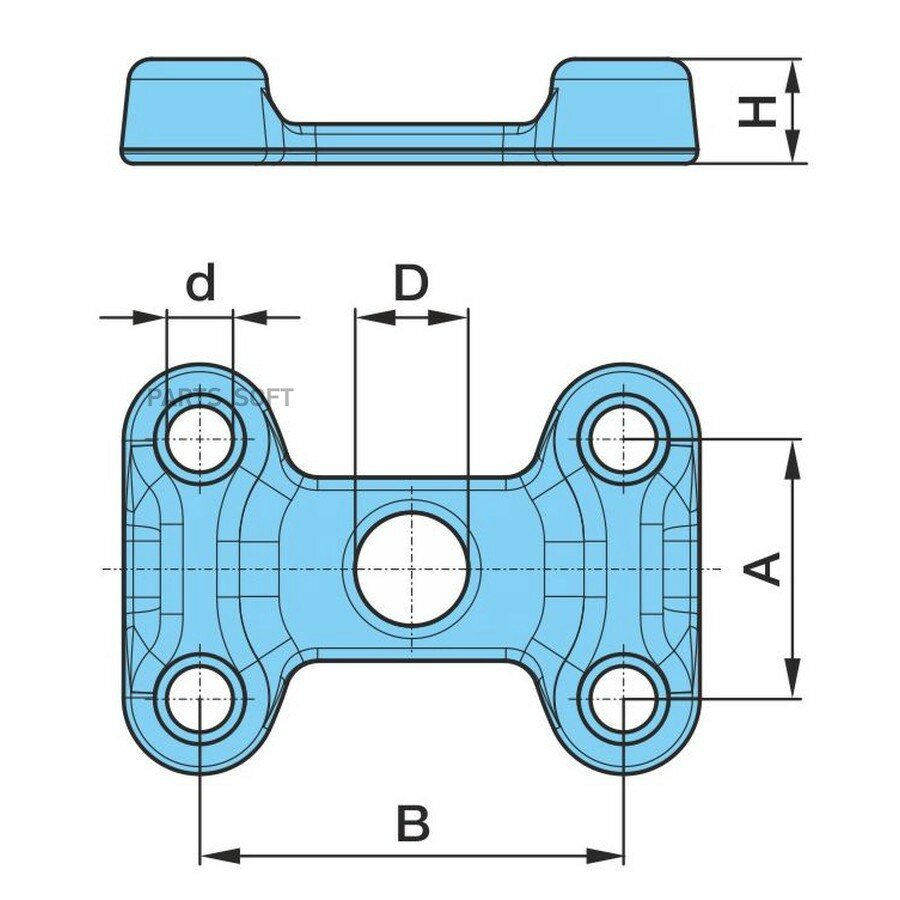 Детали крепления рессоры от официального дистрибьютора, BPW, артикул 0314525340