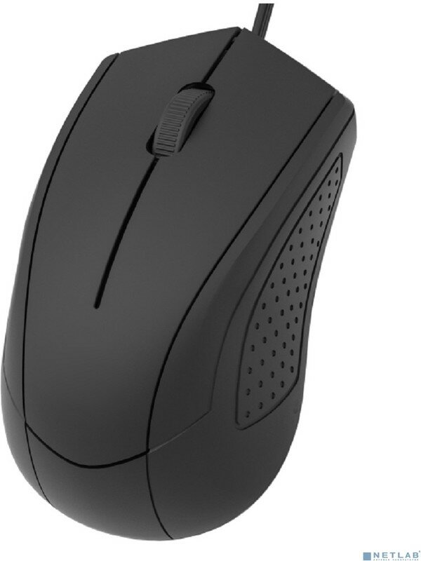 Мышь CBR CM 109 Black USB, офисн, оптич, 1000 dpi, 3 кн, 1.5 м