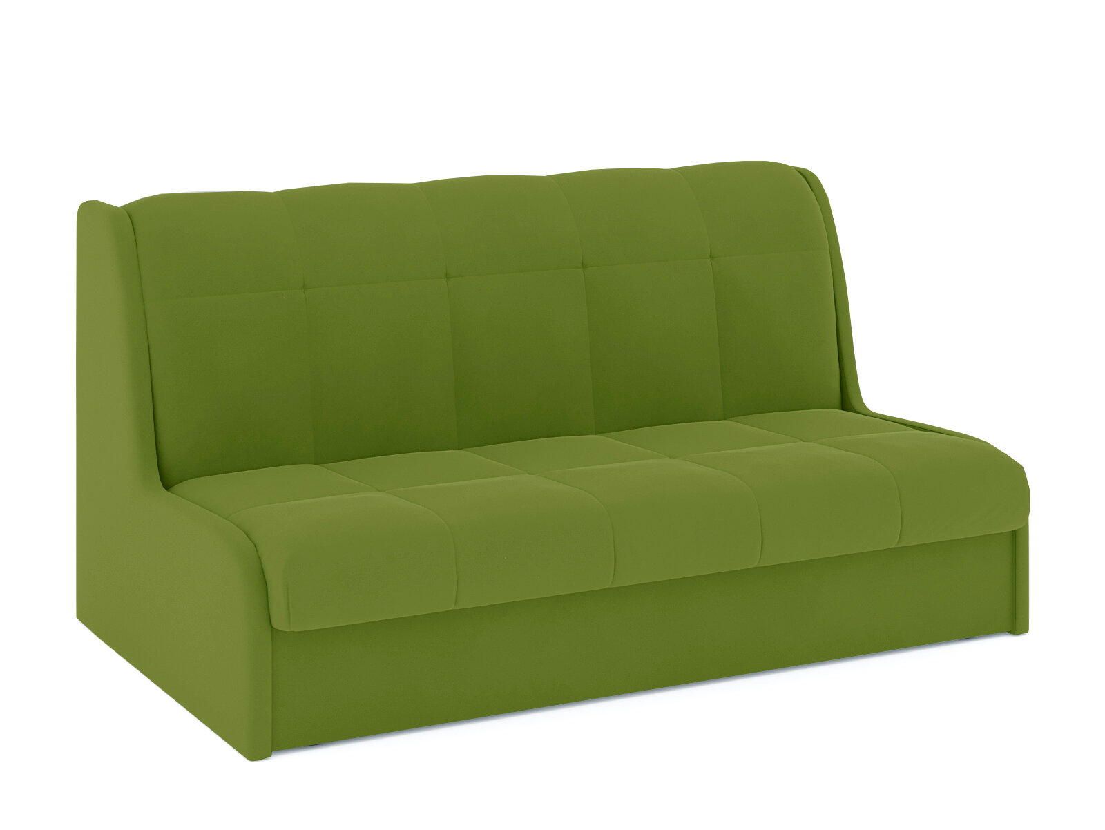 Диван-кровать "Токио", аккордеон, на металлокаркасе, ламели+ППУ, съемный чехол, 100х105х90, велюр Зара Грин 29