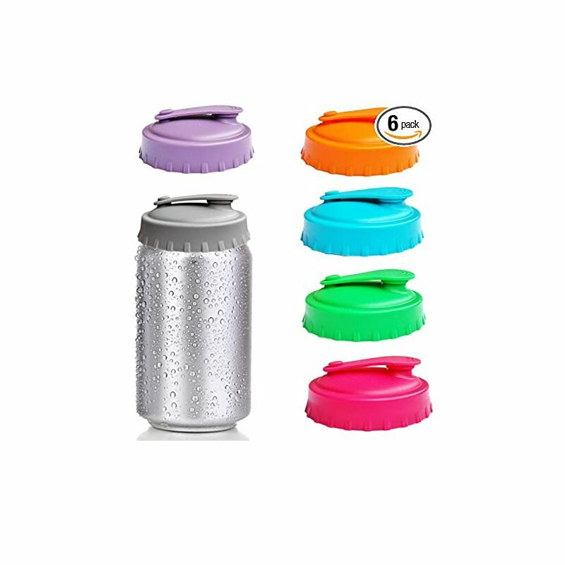 Универсальная герметичная и непроливаемая силиконовая крышка для банок, пивных бутылок, газировки и колы, для кемпинга