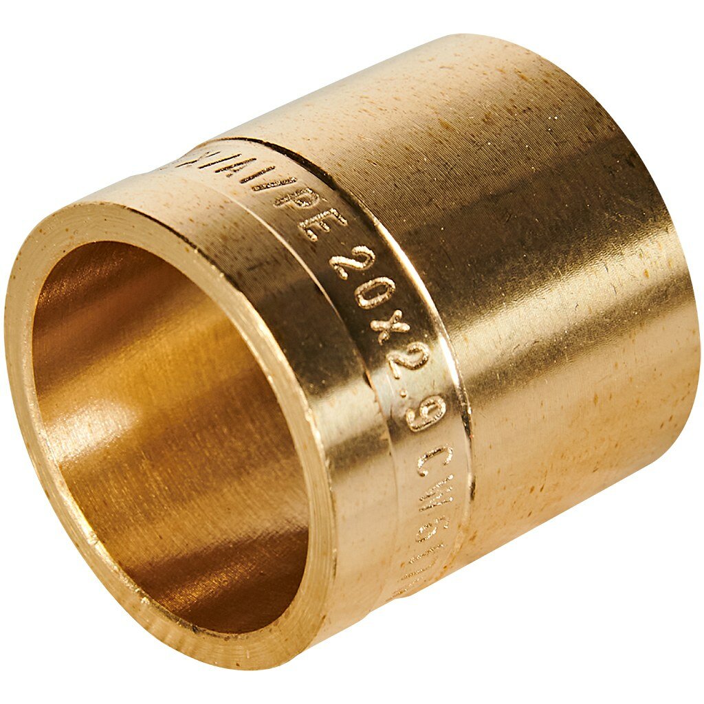 Гильза монтажная 20 мм. для труб PEX аксиальная ROMMER (RFA-0020-000020)