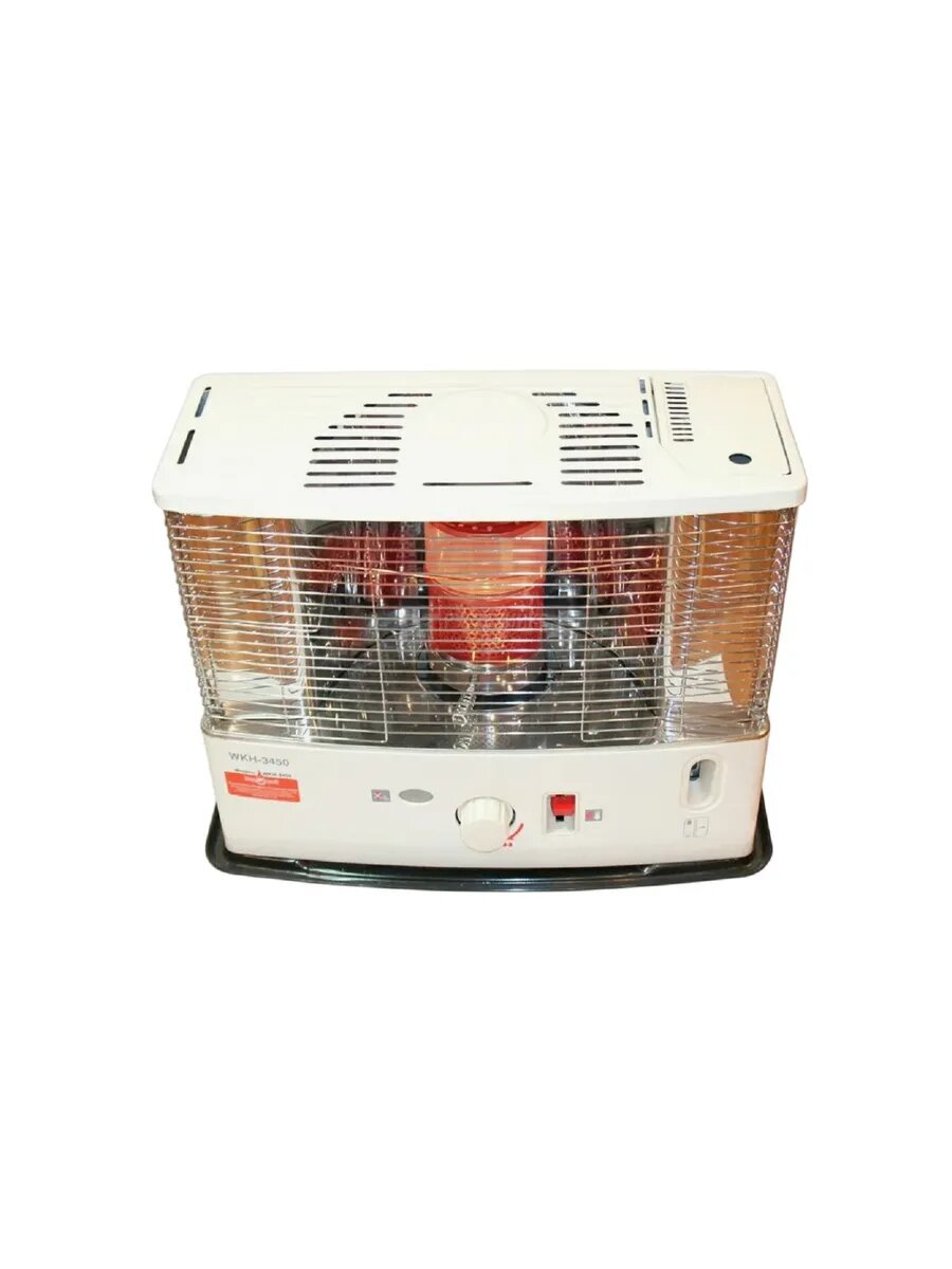 Обогреватель керосиновый KERONA WKH-3450, объем бака 4.8 литра, белый
