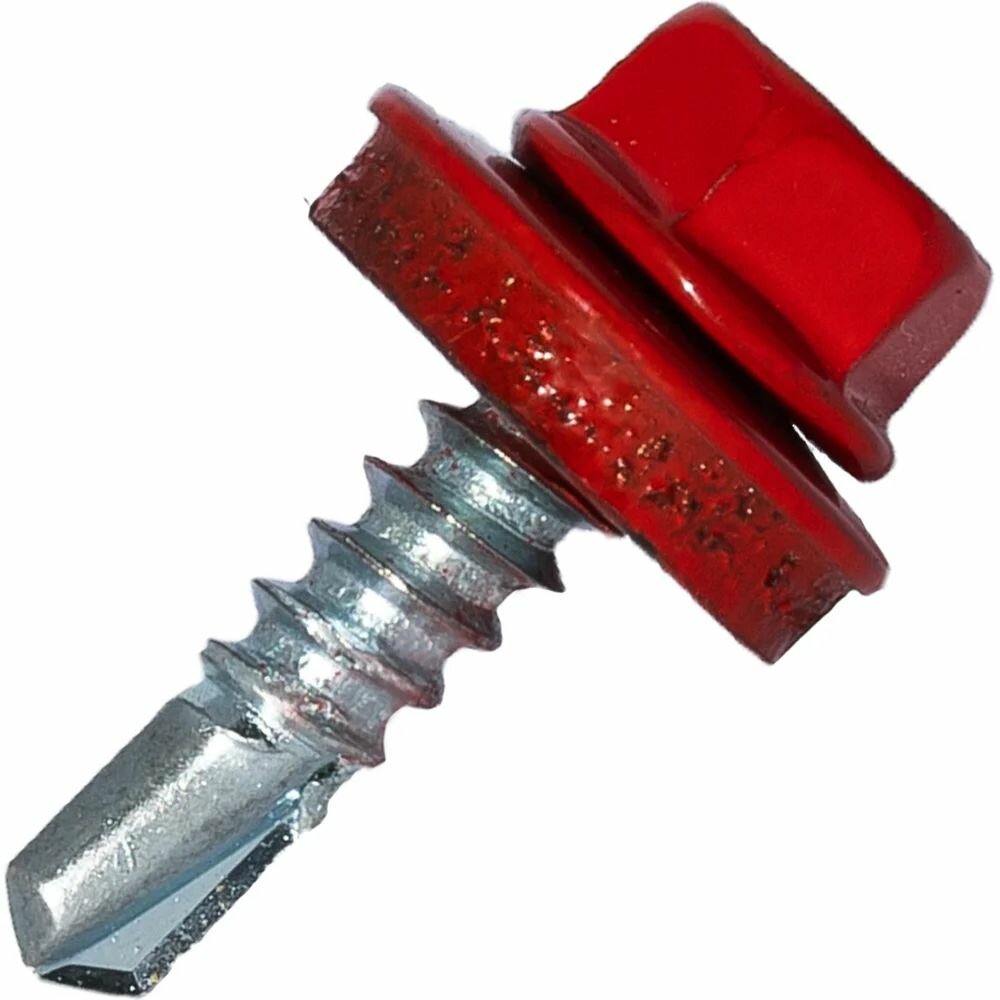 Саморез кровельный по металлу HARDWEX ТМ HWX4-W-P7-4.8x19 мм, св.№2, RAL 3020, 250 шт. 5190000000522