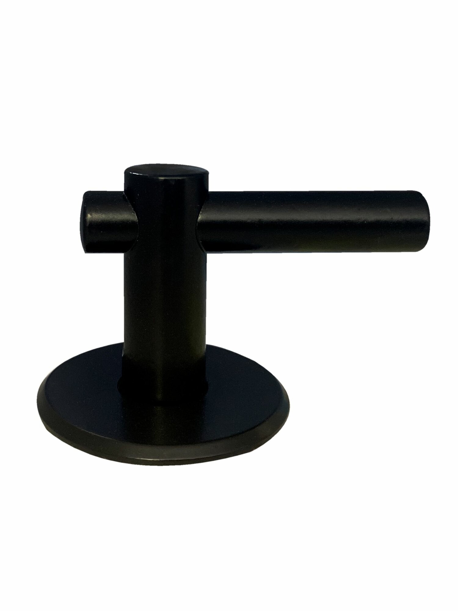 Ручка шибера "модель БМ" черная, из черной стали, росстин