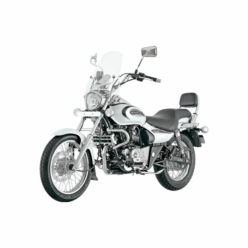 Мотоцикл Bajaj AVENGER Cruise модиф. 2025 г. Двиг. 4Т 220 см3 (Индия) белый BAJAJ-AV220CR-25WH
