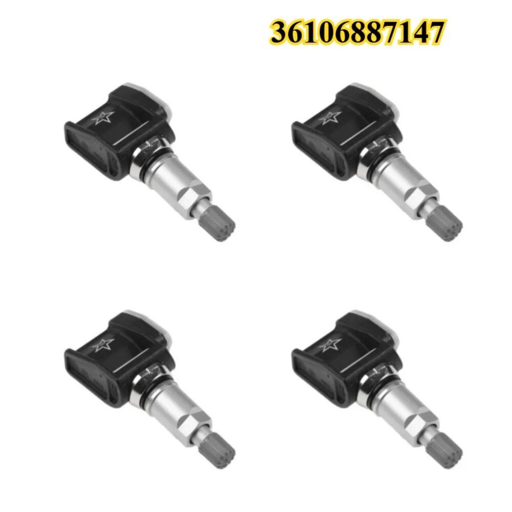 4 шт, 433 МГц, датчик давления в шинах TPMS 36106887147 для BMW 3 5 7 серии G20 G30 G31 G38 G11 G12 540i 740i 750i X3 X4 X5 X6 X7 Z4