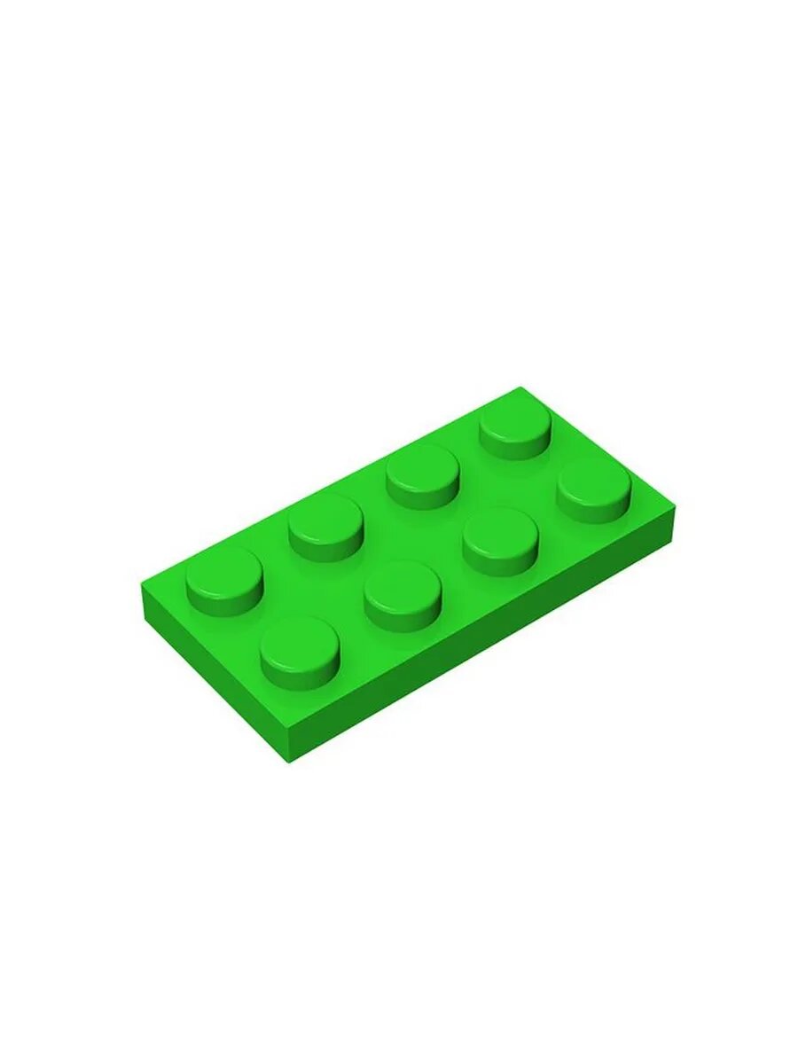 Конструктор (2x4, цвет: Фруктовый Зеленый)