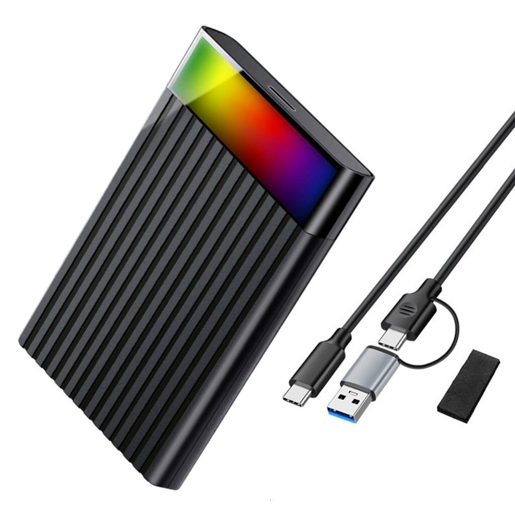 Корпус для SSD 2,5" SATA с интерфейсом USB-C, Головка CCA