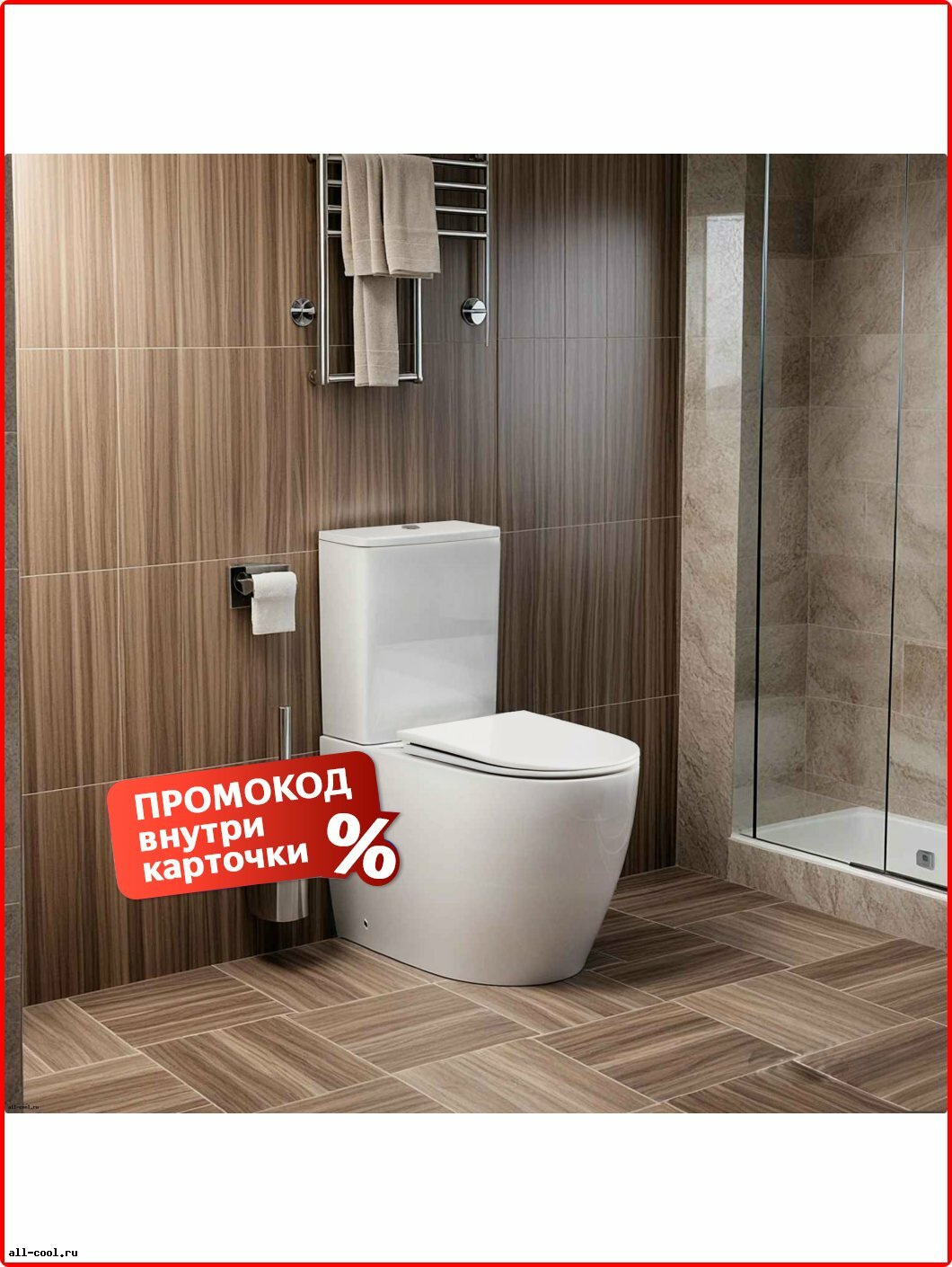 Унитаз Ceruttispa Oriana 63x35x79,5, фарфор, овальная, напольный, микролифт, антивсплеск, безободковый, быстросъемное сиденье, горизонтальное (в стену), белый