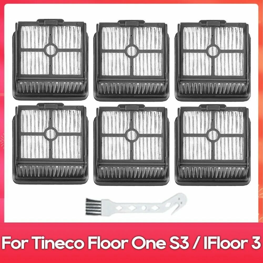Подходит для ( Tineco FLOOR ONE S3 / iFloor 3 Breeze Complete ) Запасные части Аксессуары Щетка Валик Фильтр для пылесоса