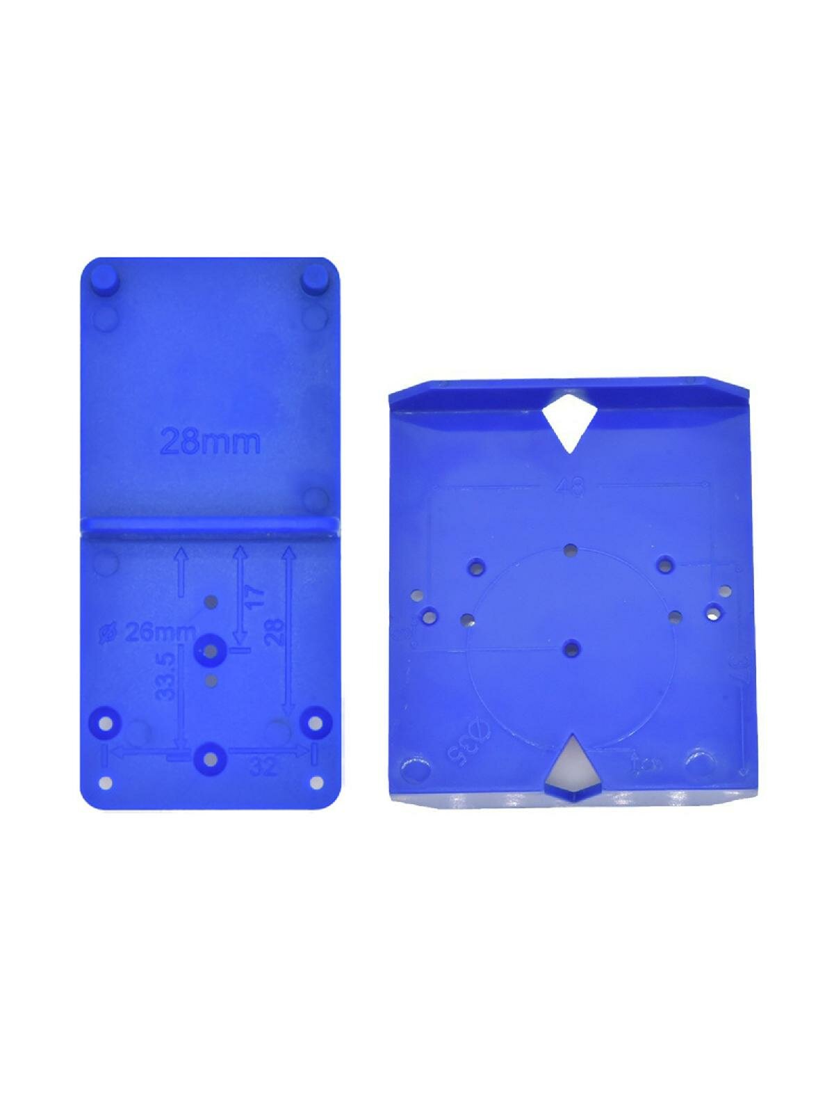 1 комплект из 2-х, устройство для определения положения открывания петель и локатор петель дверной панели