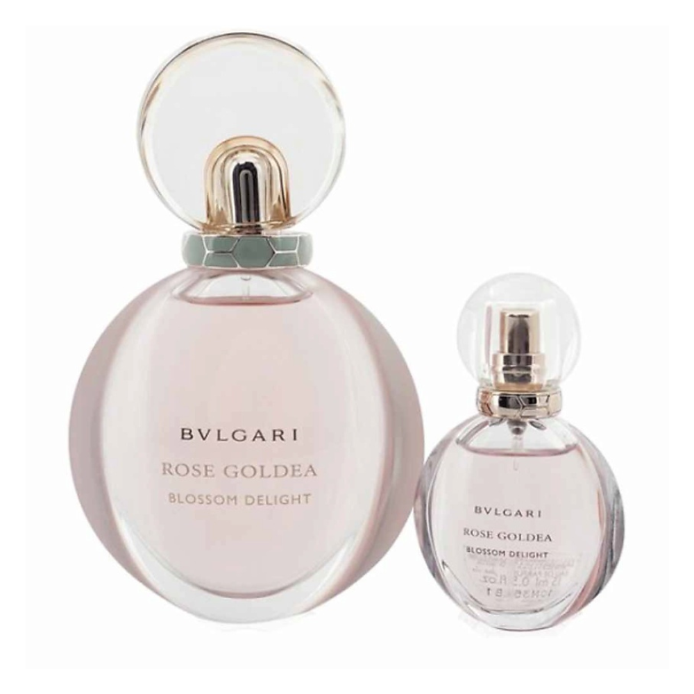 Bvlgari Rose Goldea Blossom Delight Set 75 мл + 15 мл парфюмерная вода женская, цветочные