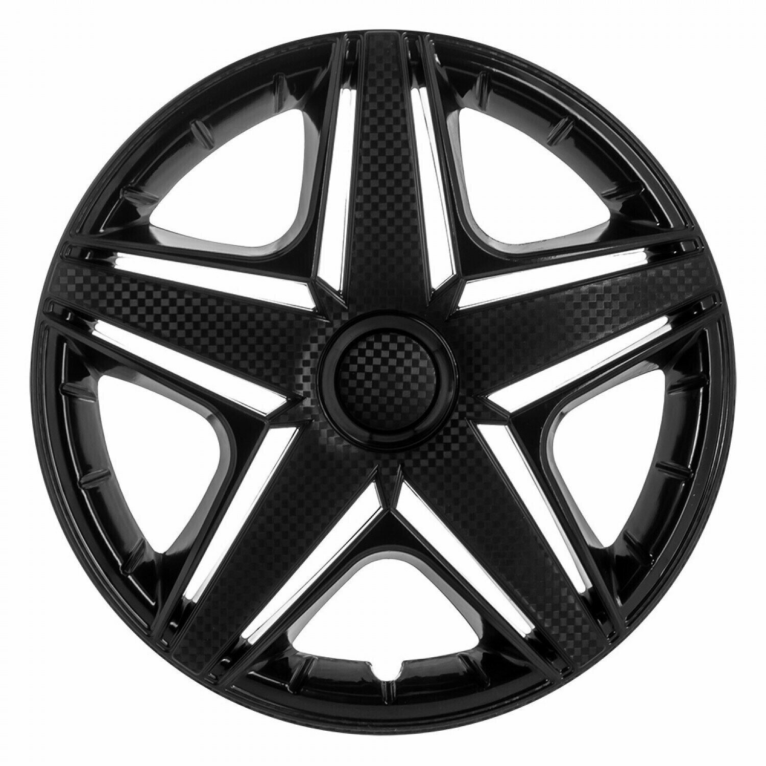 Колпаки на колеса НХЛ черный R13, 4шт